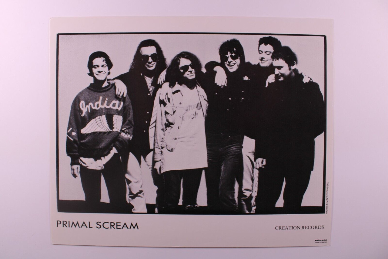 Primal Scream Photo Original Creation Records Promo Circa Early 90's ...