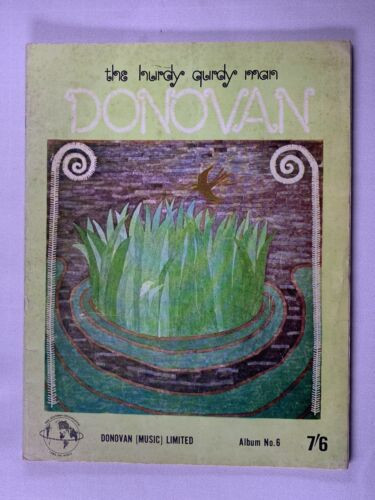 Donovan Sheet Music Book Original The Hurdy Gurdy Man 1968 ...