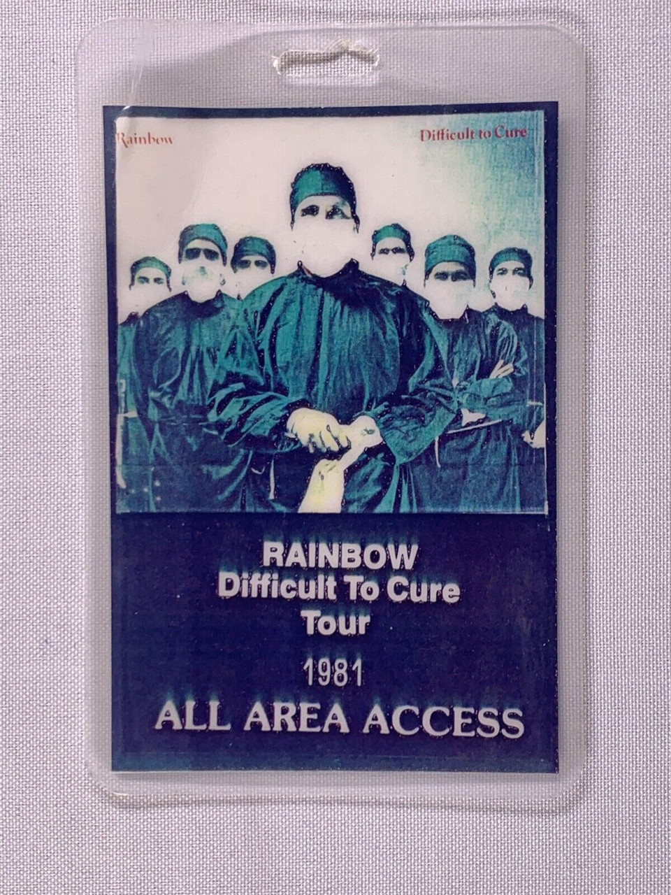 Deep Purple Rainbow Pass Original Difficult To Cure Tour 1981 ...