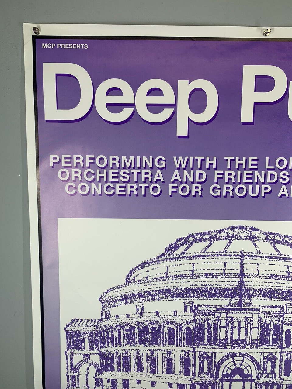 Deep Purple Poster Original Promo Concerto Albert Hall 1999 ...
