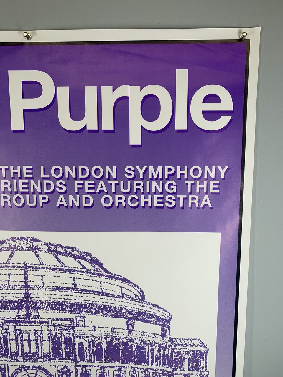 Deep Purple Poster Original Promo Concerto Albert Hall 1999 ...