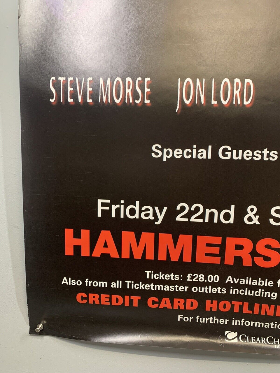 Deep Purple Poster Original Promo Hammersmith London 2002 ...