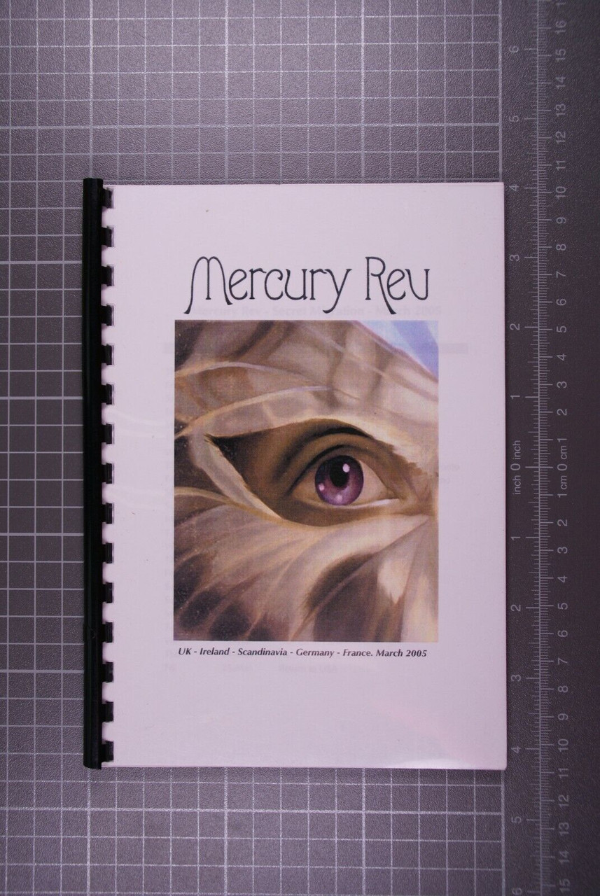 Mercury Rev Itinerary Original Vintage Secret Migration Tour 2005 ...