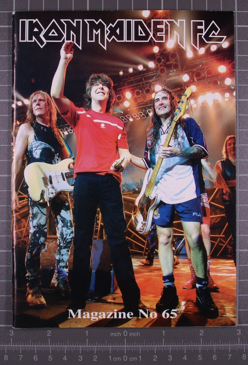 Iron Maiden Magazine Official Fan Club Original Vintage No. 65 #1 ...