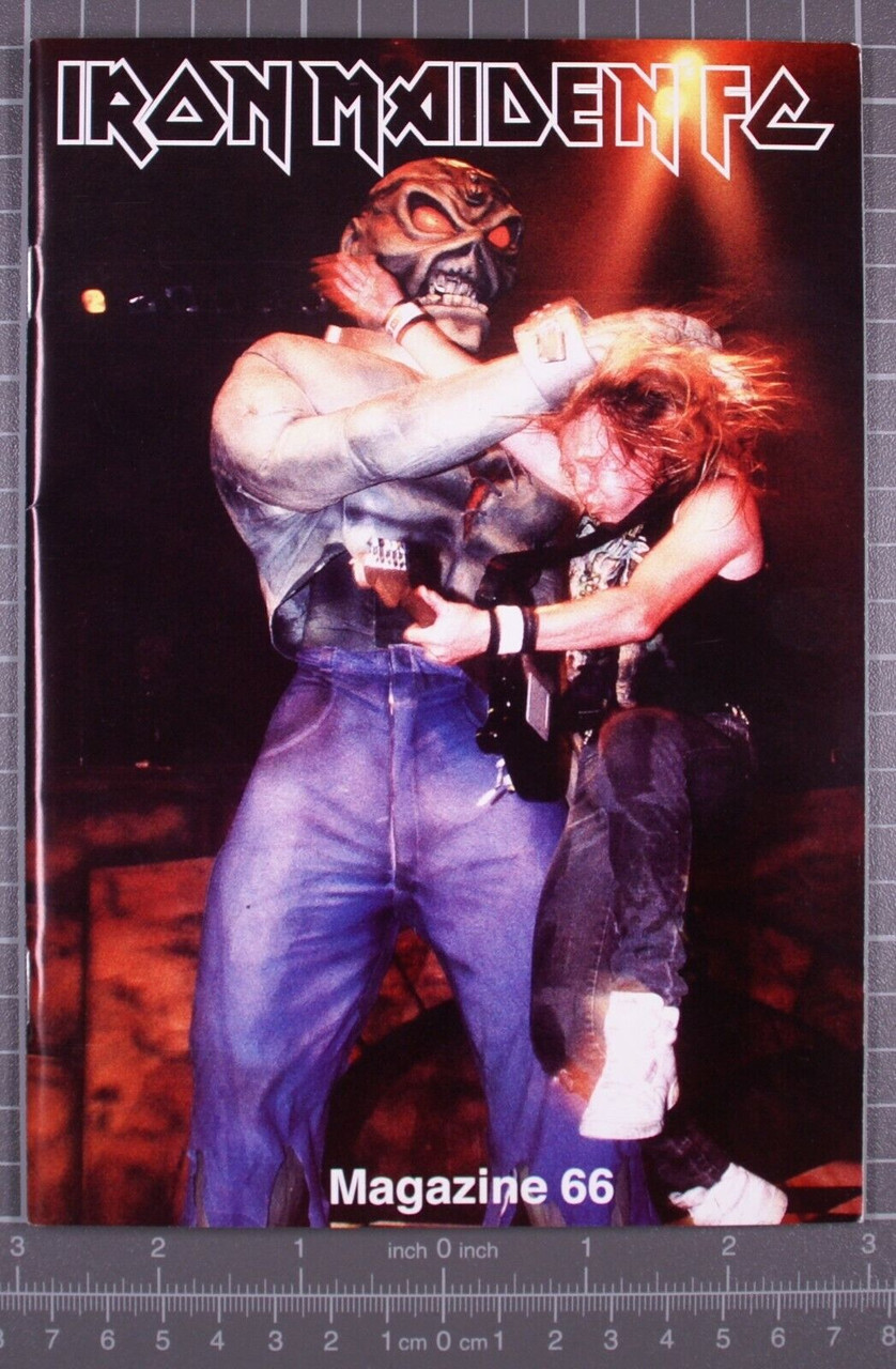 Iron Maiden Magazine Official Fan Club Original Vintage No. 66 #1 ...