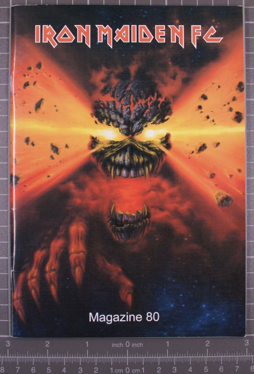 Iron Maiden Magazine Official Fan Club Original Vintage No. 80 ...