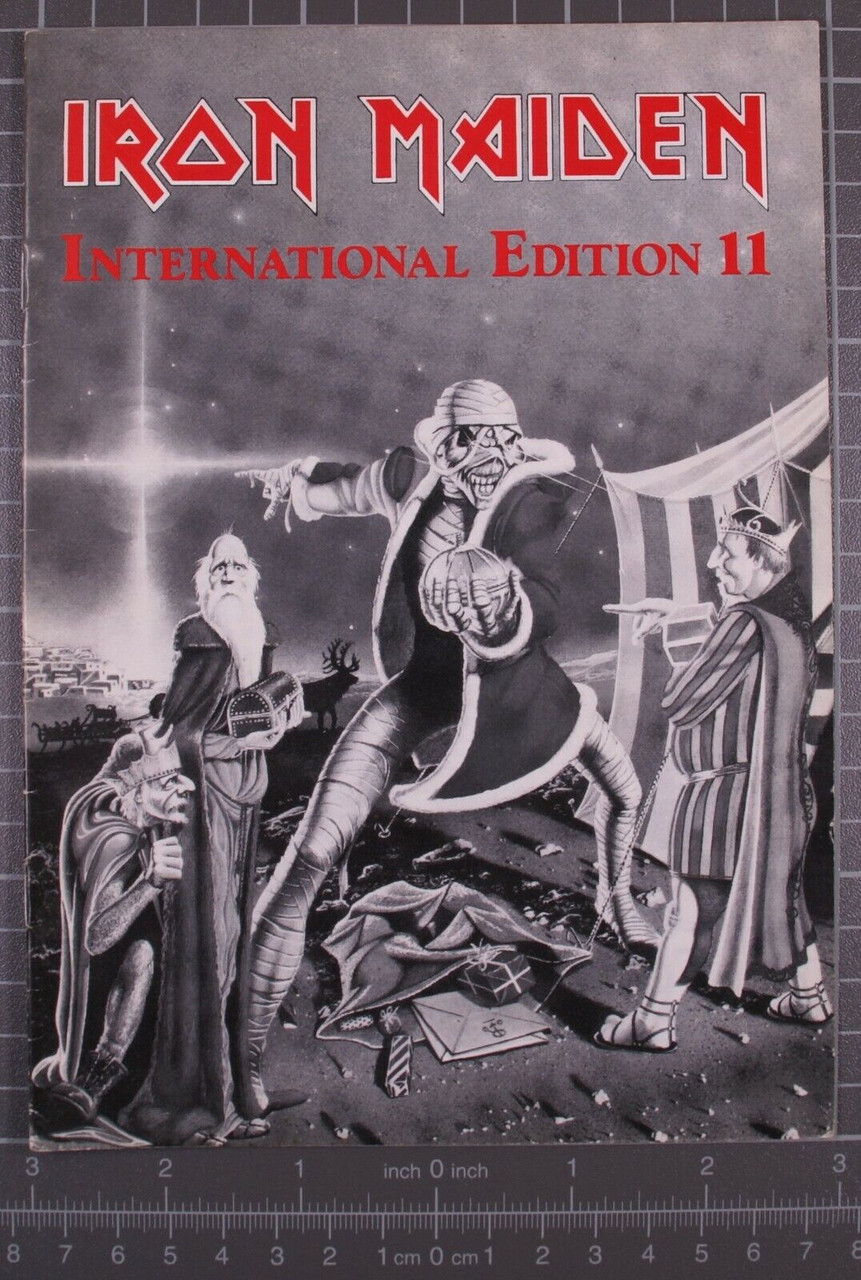 Iron Maiden Fan Club Magazine Original Vintage International Edition 11 ...