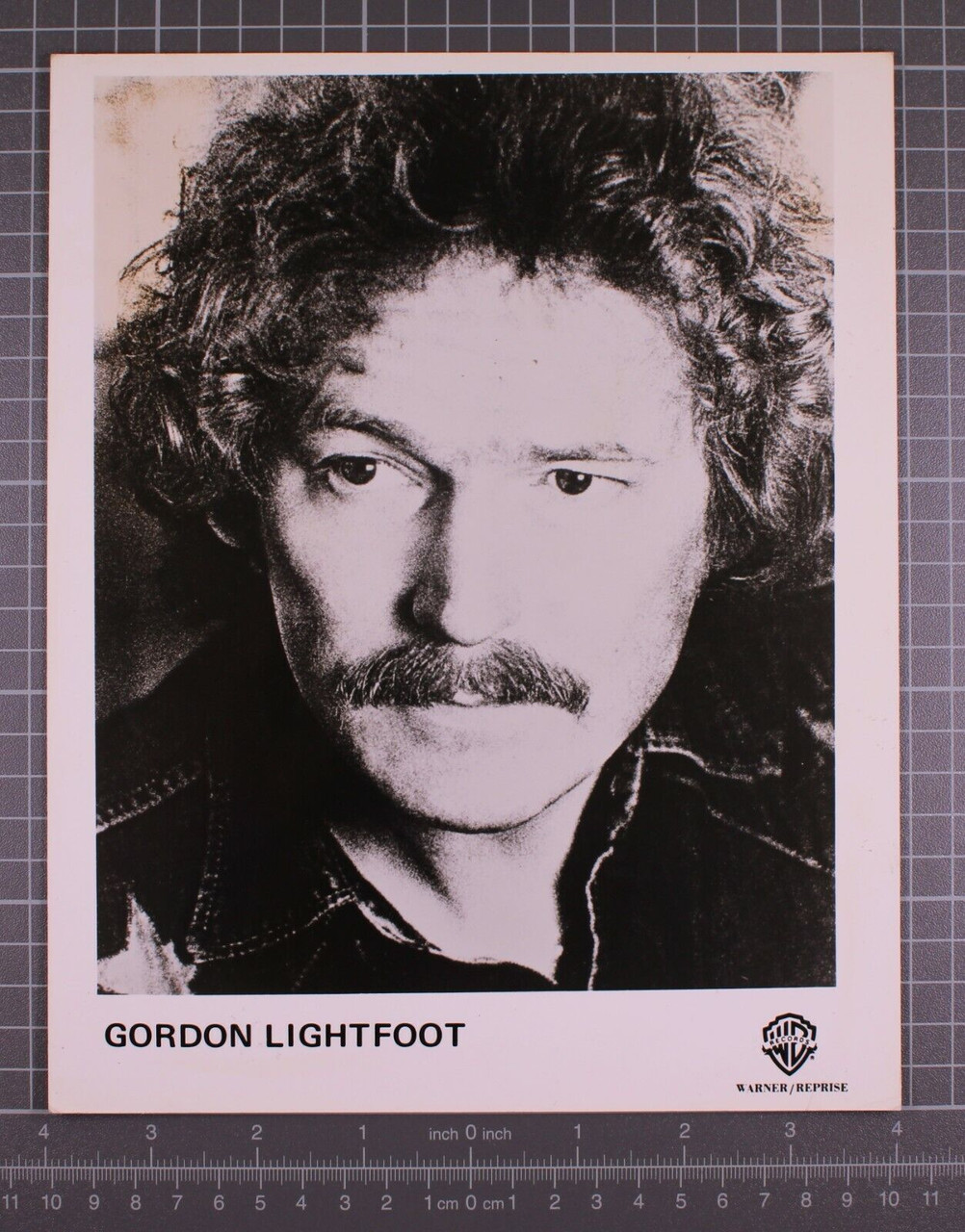 Gordon Lightfoot Photograph Original Black And White Promotion Circa ...