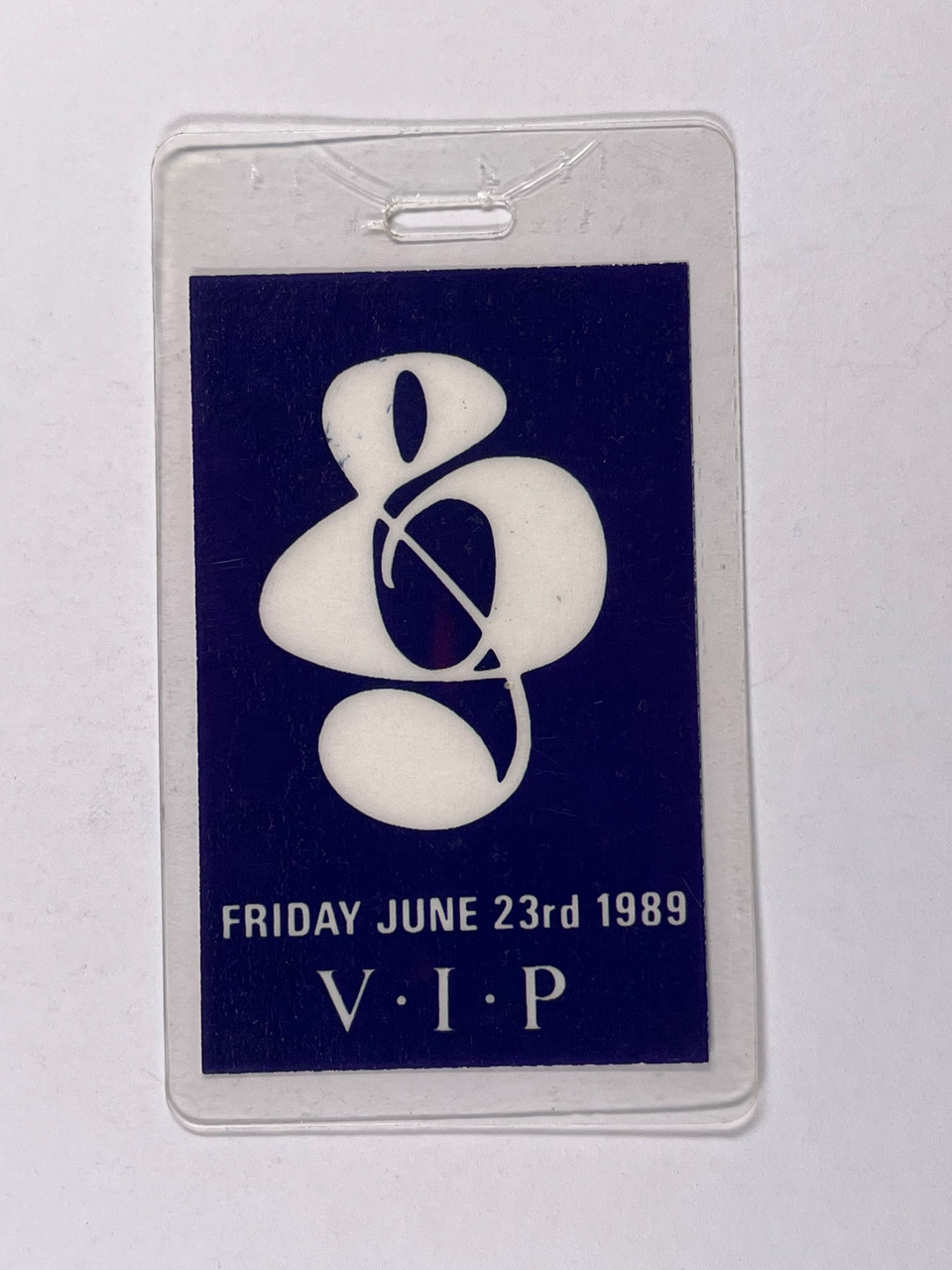 Silver Clef Awards Laminate Pass VIP George Michael Original June 23rd 1989