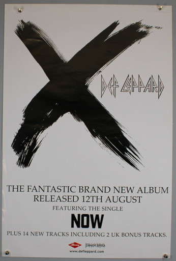 Def Leppard Poster Original Promo X 2002 #2 - RockMemorabilia.com