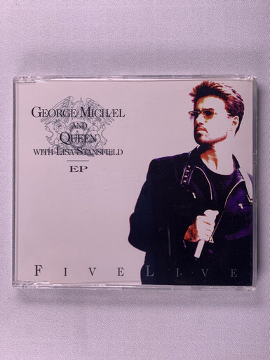 Queen Freddie Mercury + George Michael Original Five Live 1993 ...