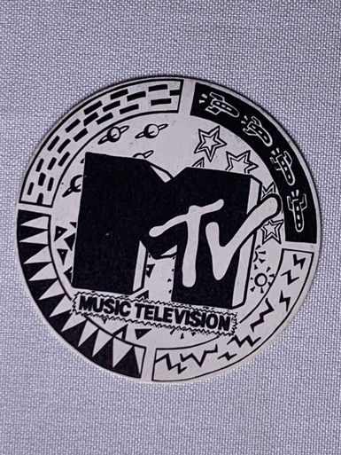 MTV Sticker Original Promo Circa Early 80s - RockMemorabilia.com