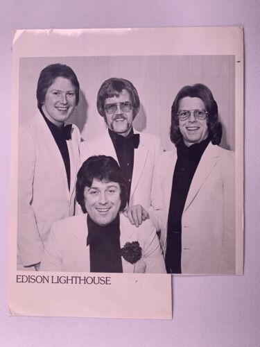 Edison Lighthouse Photo Original Black And White Promo Circa 1985 ...