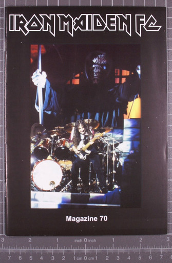 Iron Maiden Magazine Official Fan Club Original Vintage No. 70 #2 ...