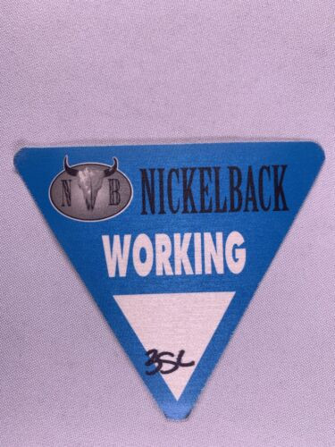 Nickelback Pass Original Working Silverside Up European Tour Manchester ...
