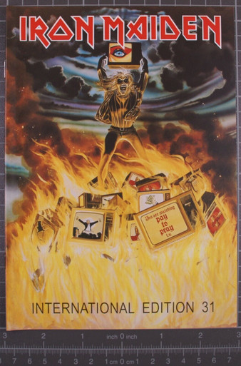 Iron Maiden Fan Club Magazine Original Vintage International Edition No ...