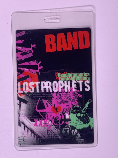 Lost Prophets tour Pass Ticket Original UK tour November 2004 With 18 ...