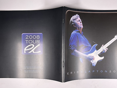 Eric Clapton Programme Original Official Concert Brochure Tour Souvenir ...