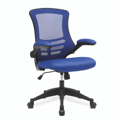 Luna Designer High Back Mesh Task Operator Office Chair with Folding ...