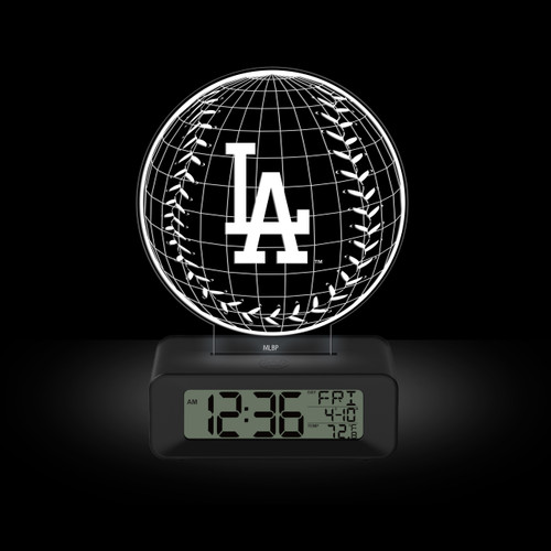 LED DESK CLOCK LOS ANGELES DODGERS