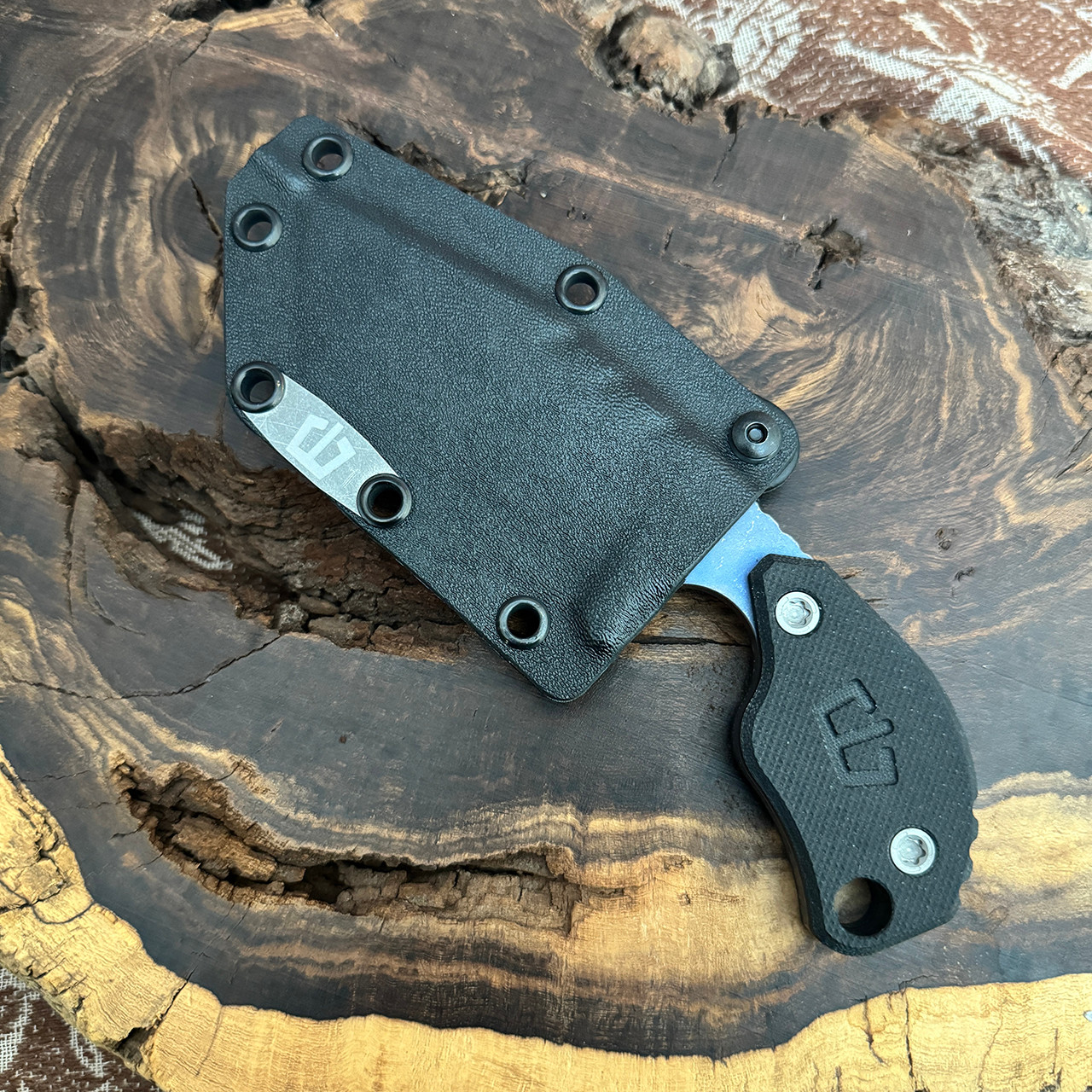 Blackside Customs Strider Knives SLCC Fixed Blade Tanto Black G10 ...