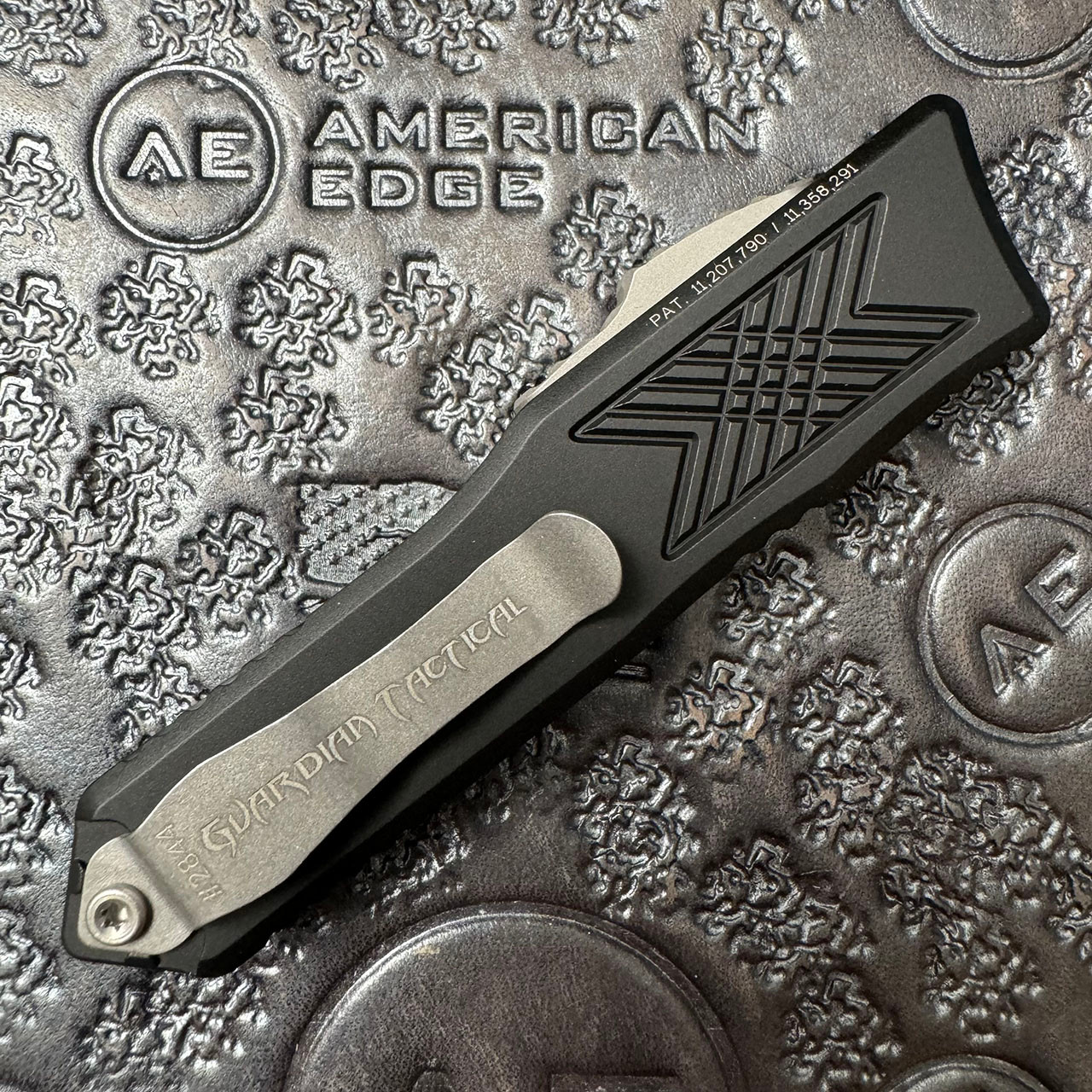 Guardian Tactical GTX-025 Tanto Tactical Black Handle Stonewashed Blade ...