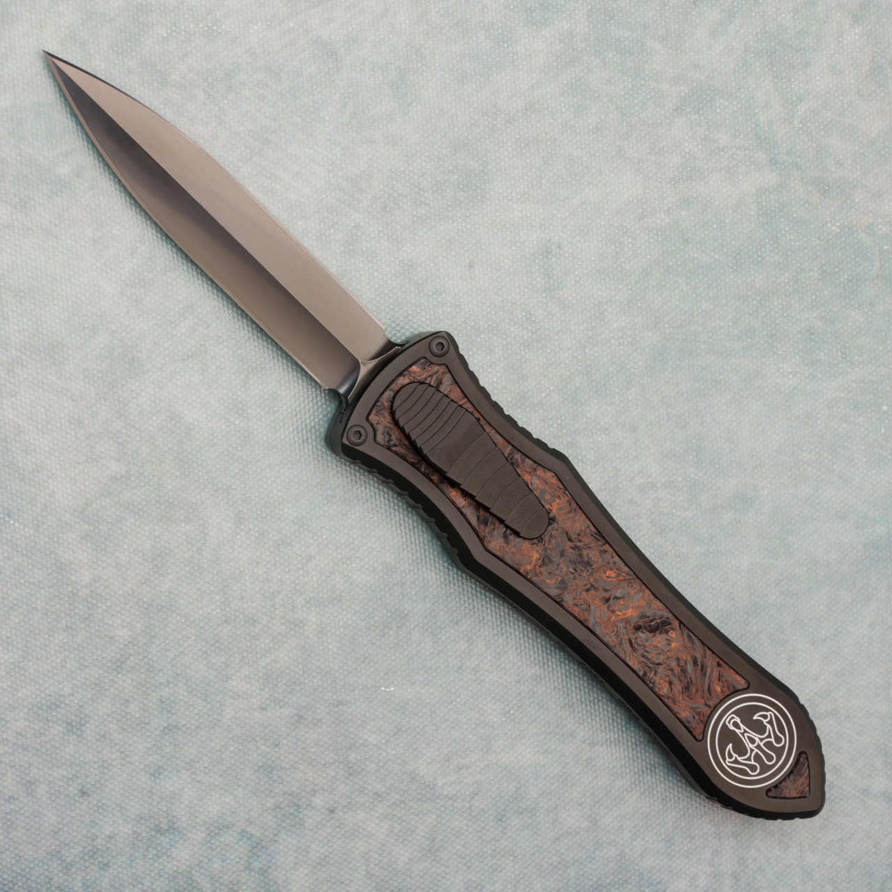 G&G Hawk Custom Deadlock Model C OTF D/E DLC Titanium Handle w/ Dark ...