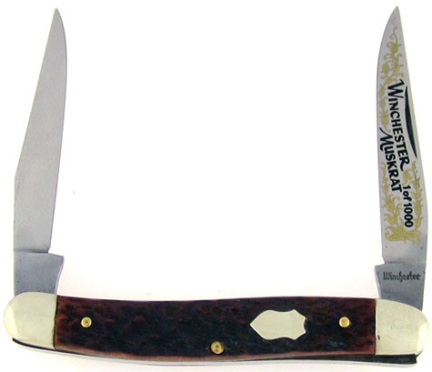 Winchester Muskrat Jigged Brown Bone | American Edge Knives