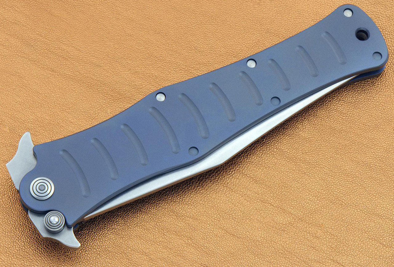 Camillus CUDA Maxx 5.5 Quik Flik Titanium Frame Lock D2 Bowie Blade ...