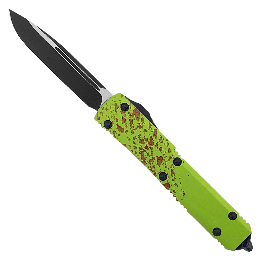 Microtech Ultratech S/E Contoured Zombie Tech Black Standard 121-1Z ...