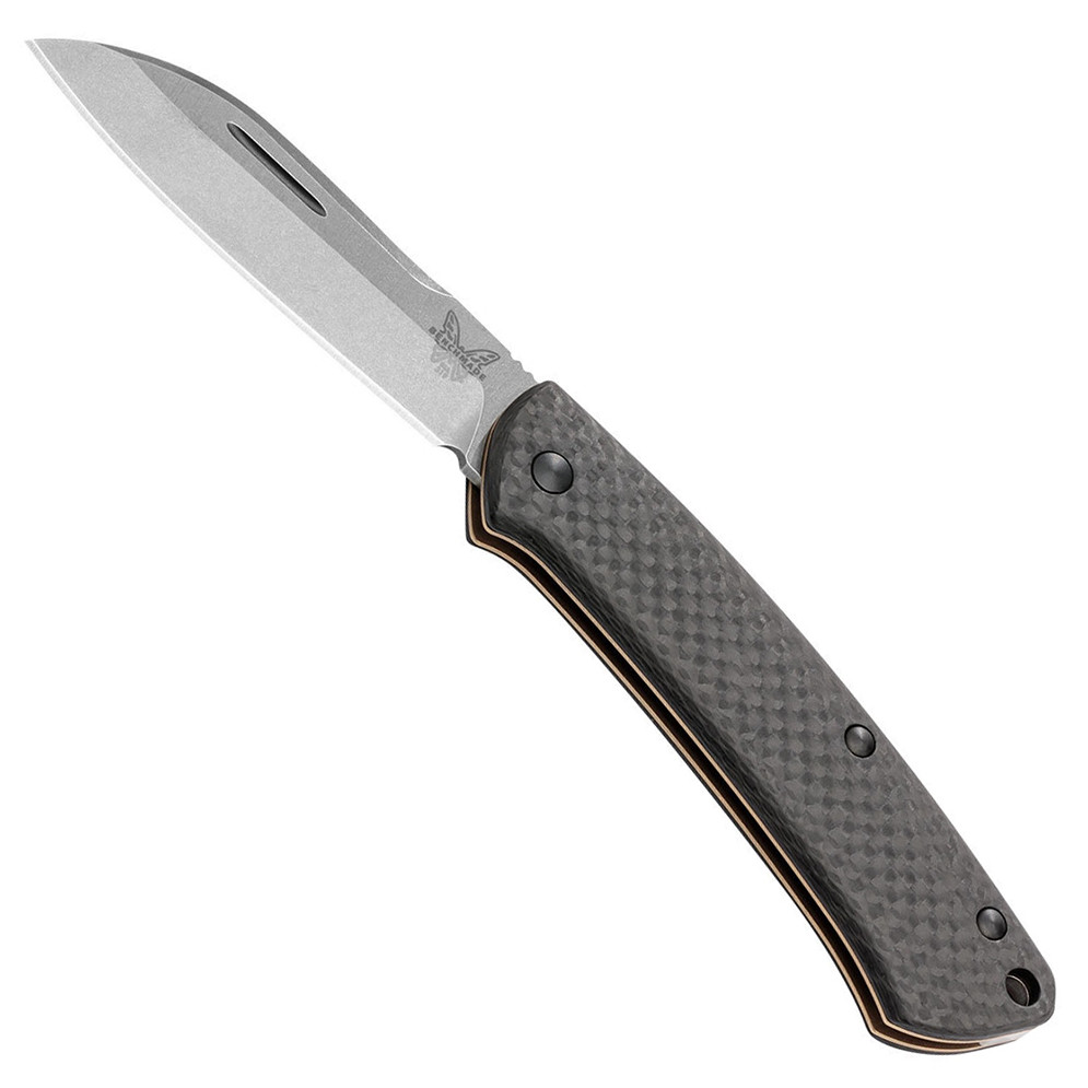 Benchmade Proper Slip Joint Folder Sheepsfoot Carbon Fiber Handle ...
