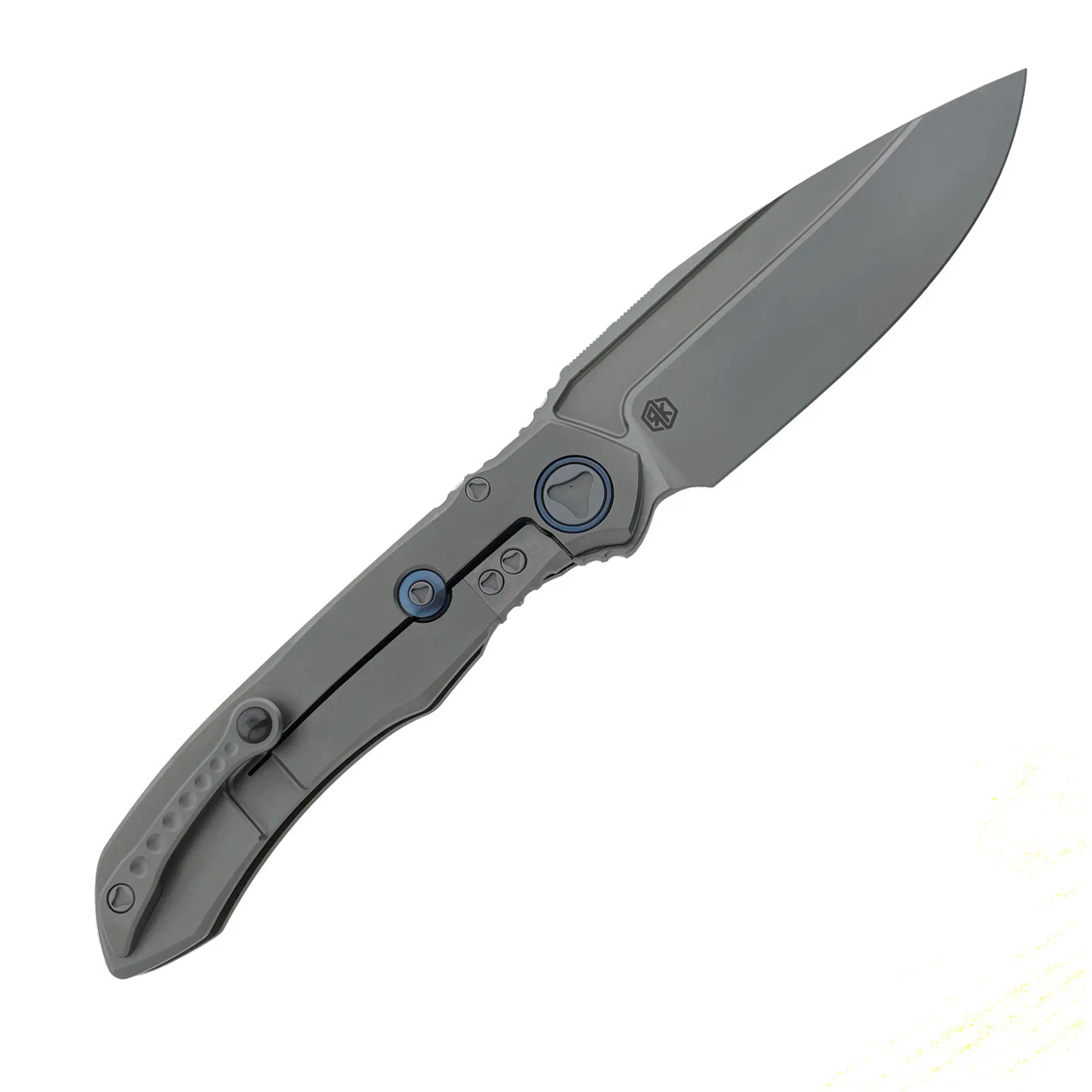 Microtech Anax Integral Frame Lock Titanium Handle W Carbon Fiber