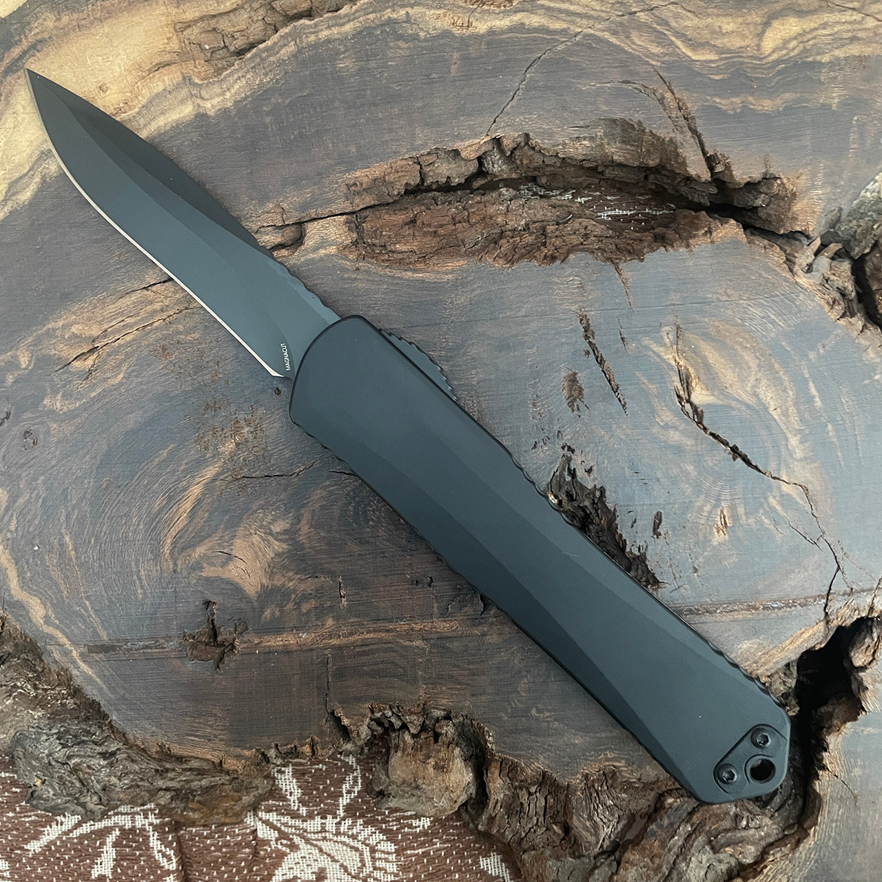 Heretic Knives Manticore X Recurve Tactical Handle DLC Standard Blade ...