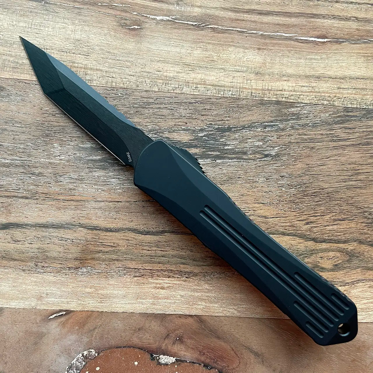 Heretic Knives Manticore S T/E Black w/ Carbon Fiber Back Cover DLC ...