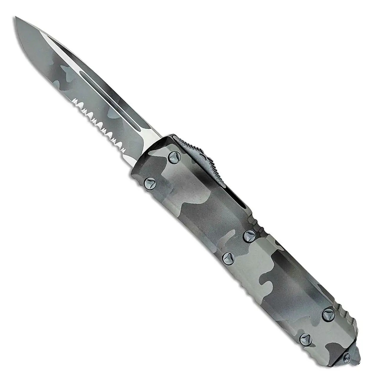 Microtech Utx 85 Se Urban Camo Serrated Signature Series 231 2ucs