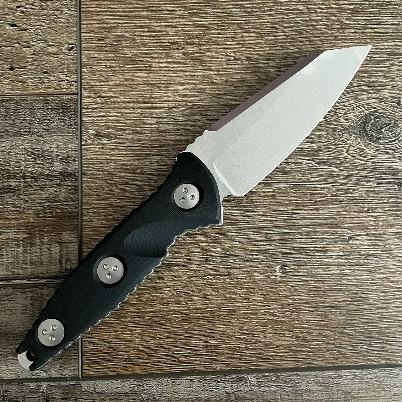 Microtech Socom Alpha Mini Warcom Black Stonewash Standard 93M-10 ...