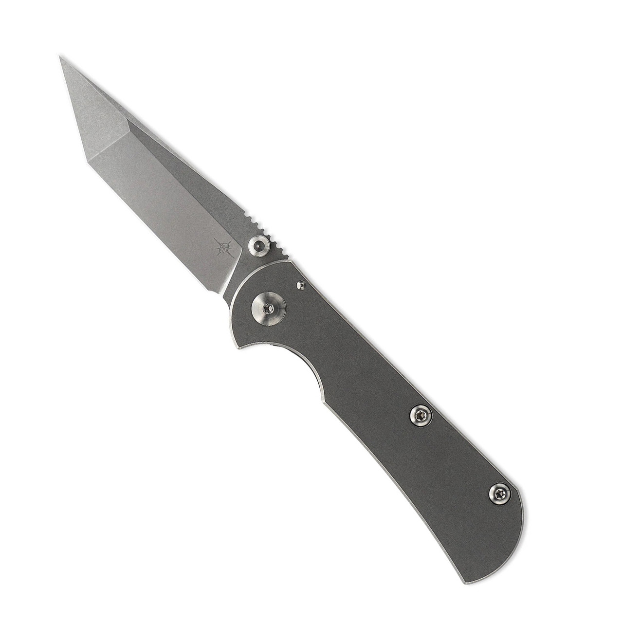 Toor Knives Chasm FL154T Frame Lock Titanium Handle Stonewash Blade ...