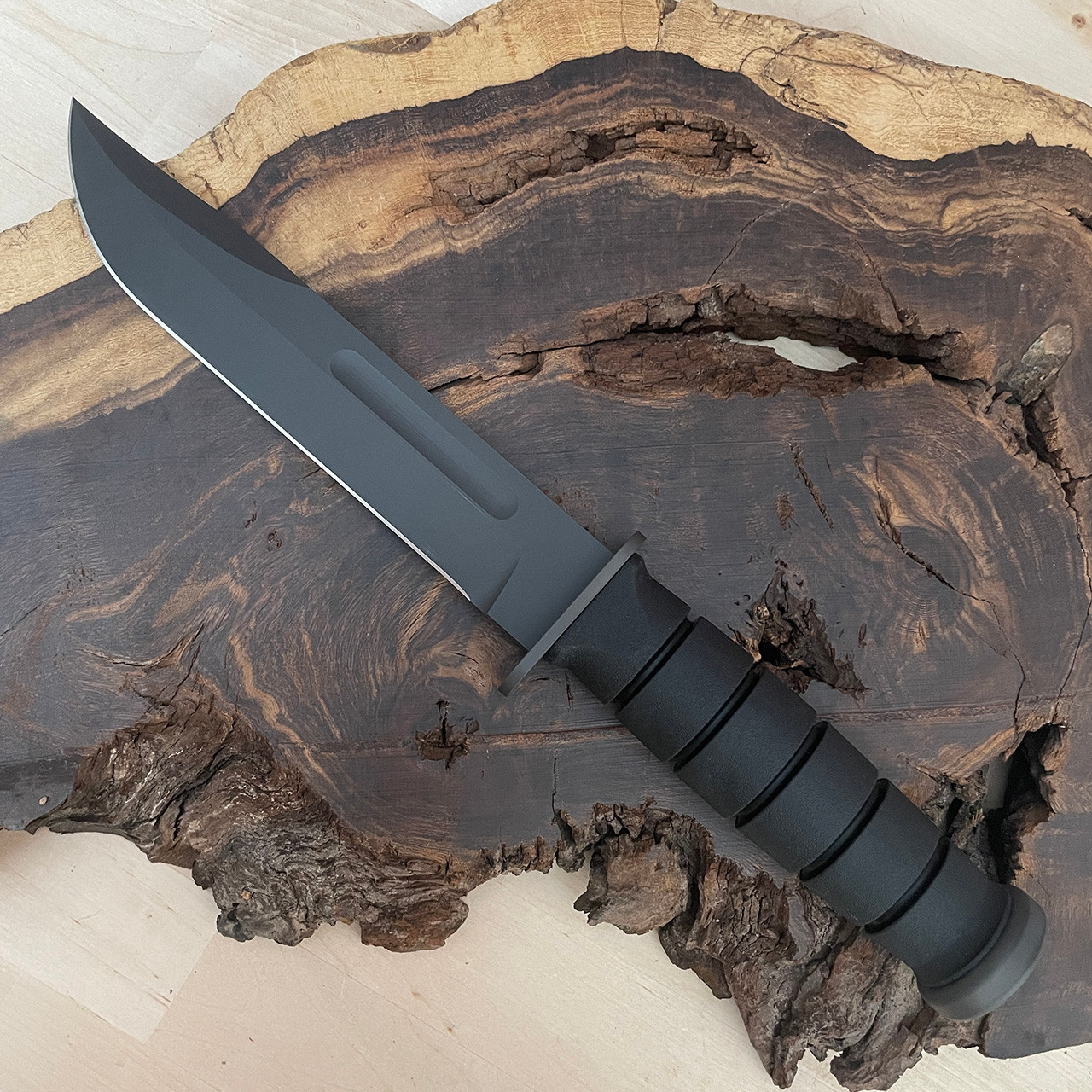 Spartan Blades KA-BAR Fixed Blade Black Kraton Handle FDE Blade Coyote ...