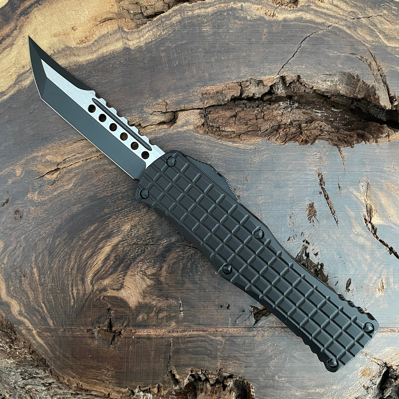 Microtech Hera Hellhound Frag Dlc Shadow Standard Signature Series 919