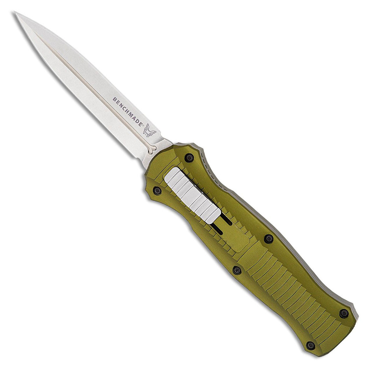 Benchmade Infidel OTF Auto Woodland Green Handle Stonewash Blade ...
