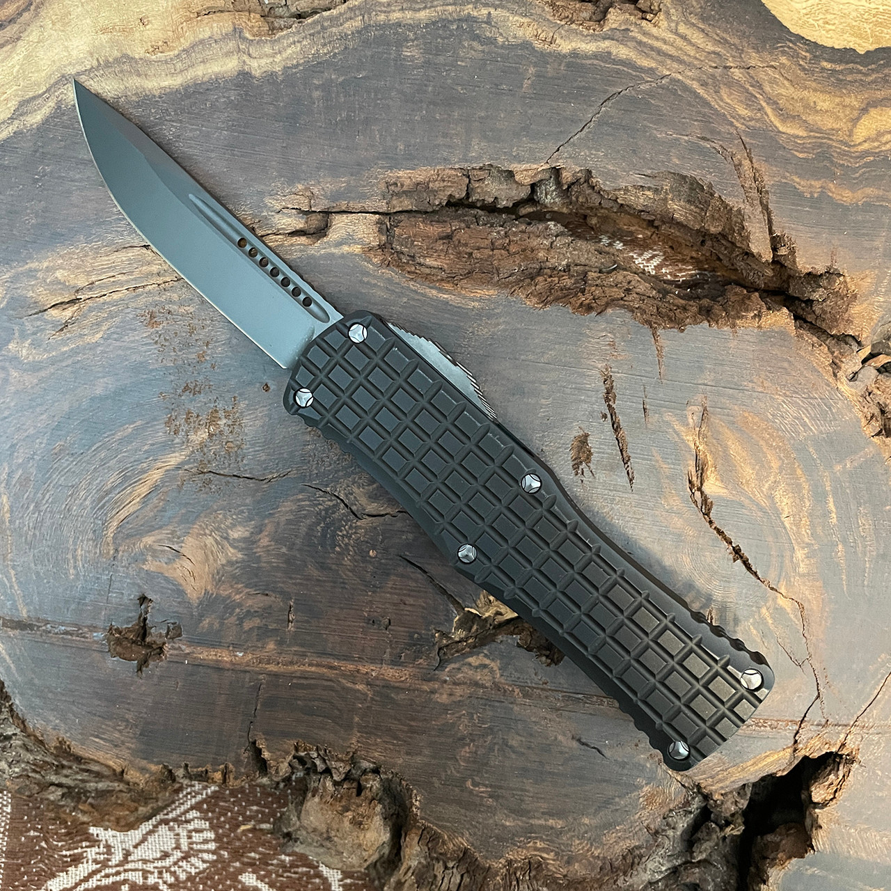 Microtech Hera Hellhound Frag DLC Shadow Standard Signature Series 919 ...