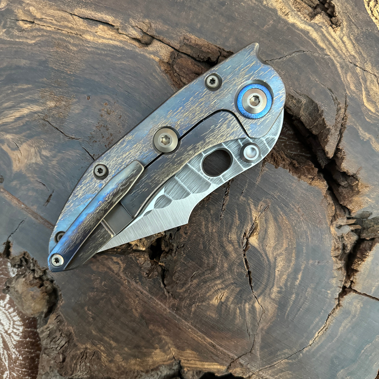 Borka Blades Stitch Cosmic Titanium Handle Satin Rock Grind Blade ...