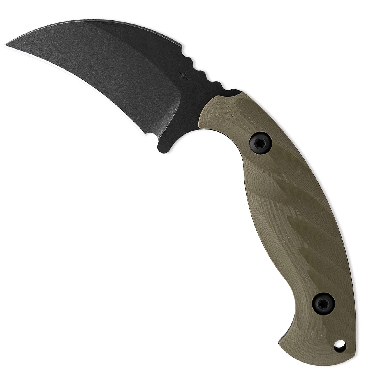 Toor Knives Karsumba R Karambit Fixed Blade Green G10 Handle Tropic ...