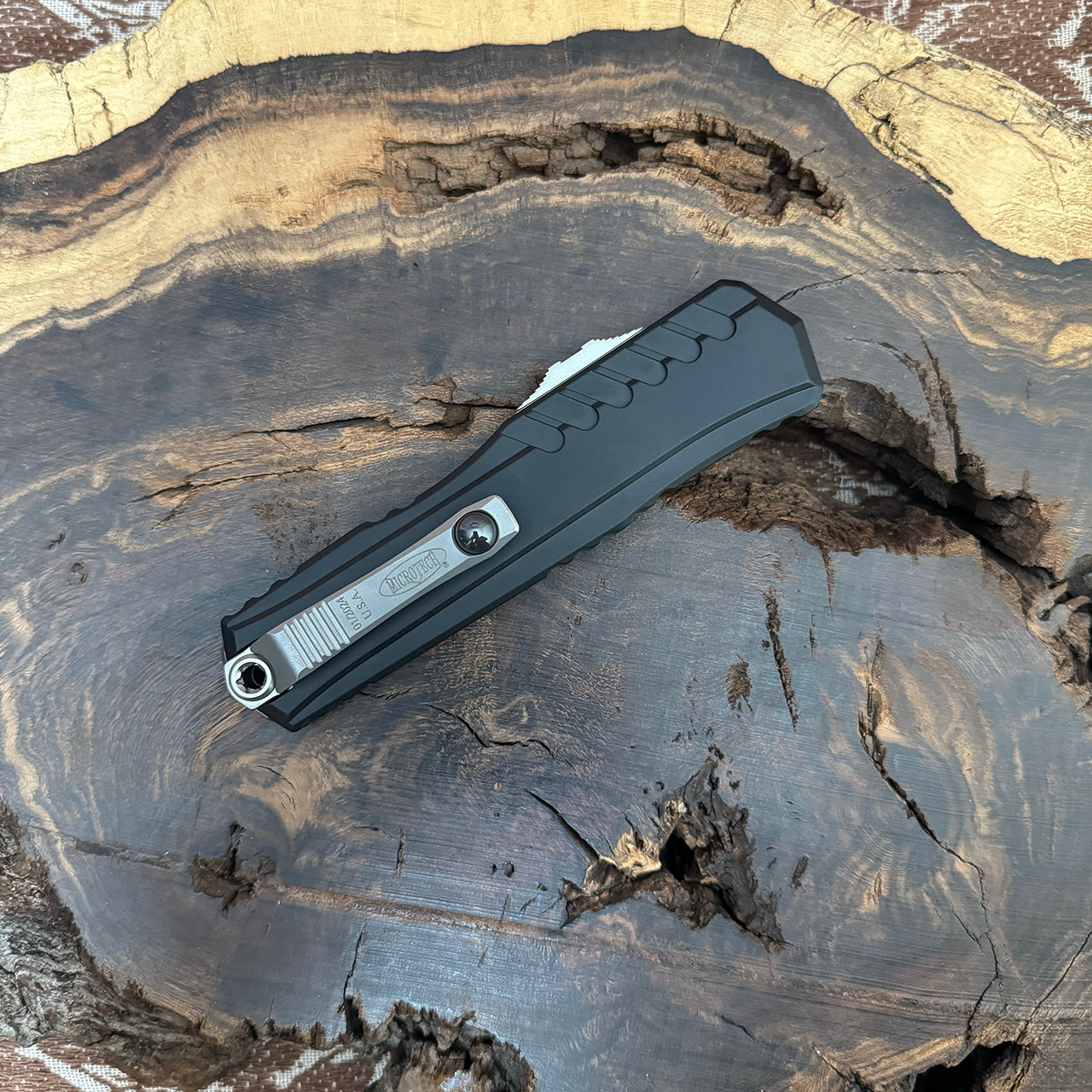 Microtech Cypher II S/E Black Stonewash Standard 1241-10 | American ...