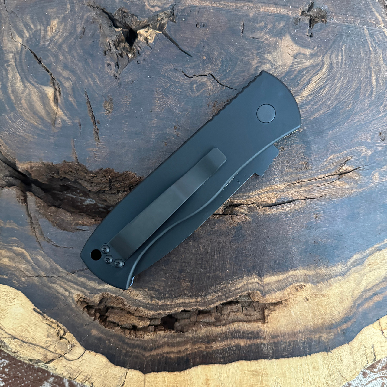 Pro Tech Emerson Cqc7 Auto Tanto Geopurp Unique Micarta Top Dlc Blade