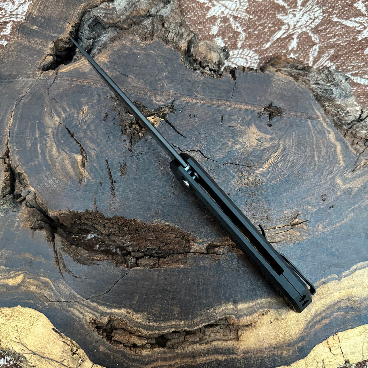 Pro Tech Mordax Button Lock Flipper Blade Show Texas 2024 Honeycomb