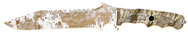 Dark Ops Paul Basal Shadow Desert Camo DOH114DC | American Edge Knives