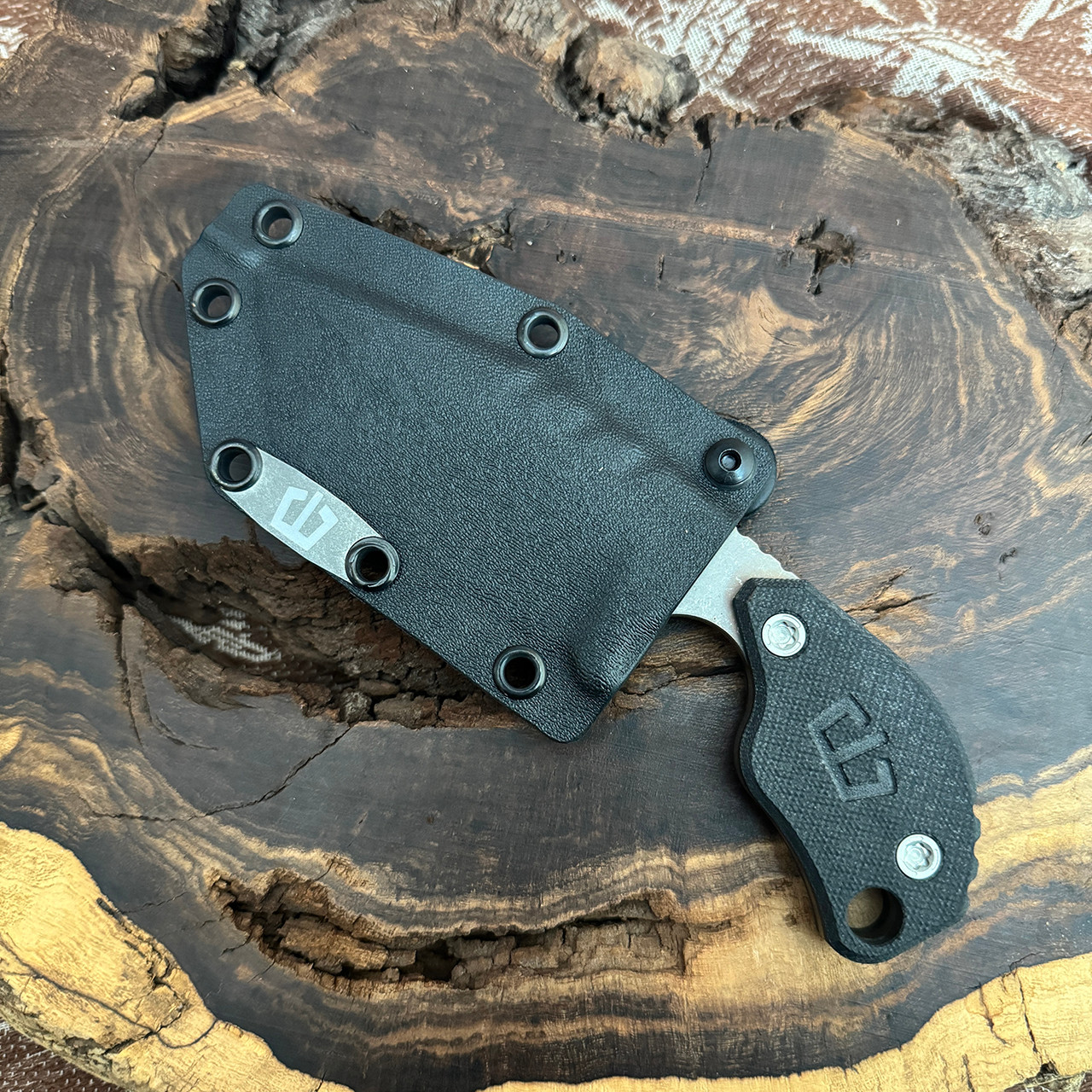 Blackside Customs Strider Knives SLCC Fixed Blade Tanto Black G10 ...