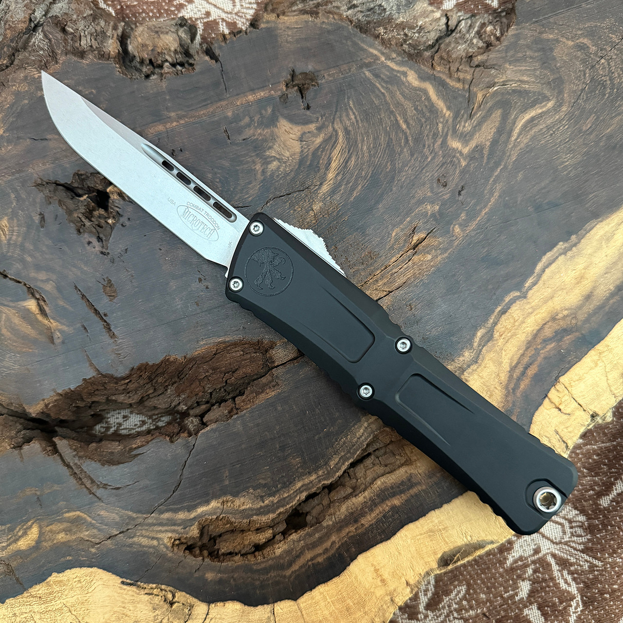 Microtech Combat Troodon S/E Gen III Black Stonewash Standard 1143-10 ...