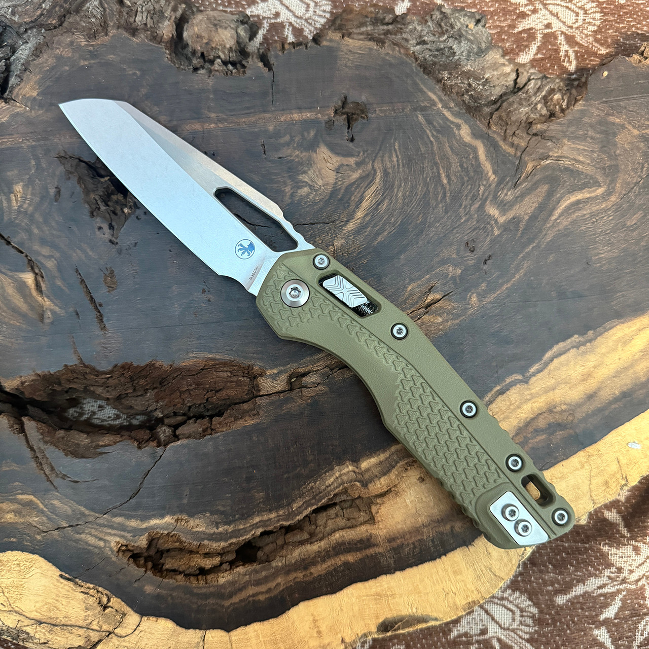 Microtech MSI RAM-LOK S/E OD Green Polymer Stonewash Standard 210T ...